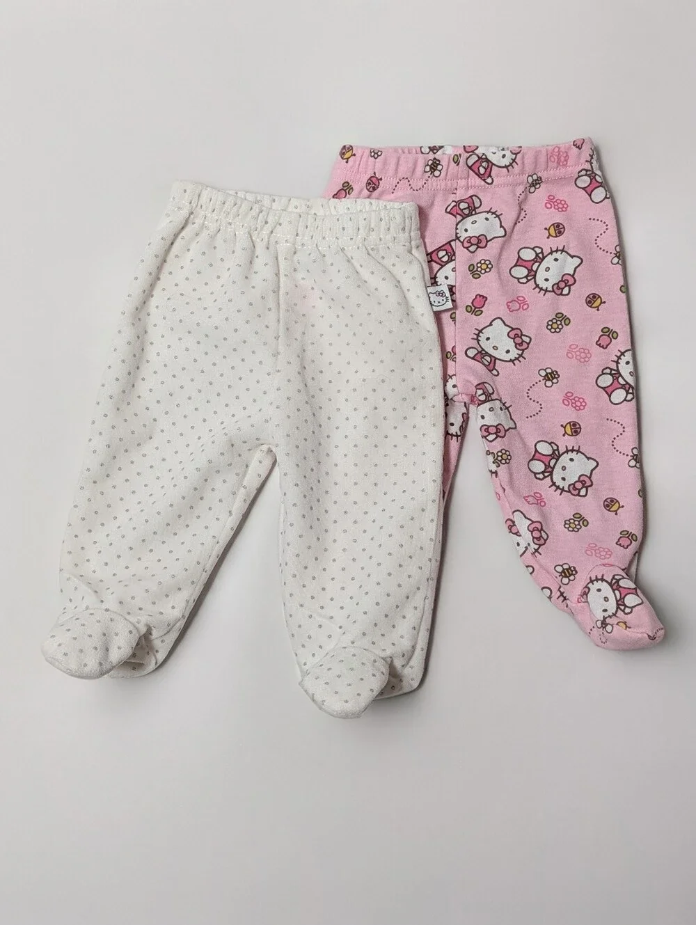 Hello Kitty | Bottoms | Hello Kitty White And Pink Baby Pants Set ...